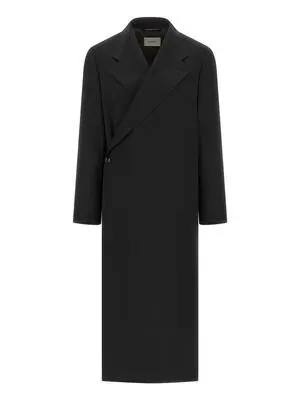 LEMAIRE Wool Crêpe Coat - Blue