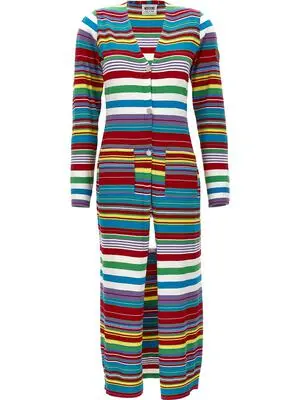MO5CH1NO JEANS Striped Cardigan - Multi