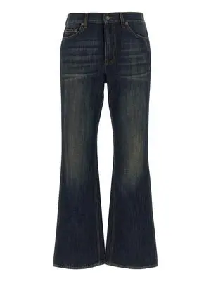 Burberry Doria Flared Jeans - Blue