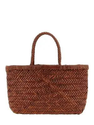 Dragon Diffusion DRAGON DIFFUSION Flat Gora Mini Handbag Brown