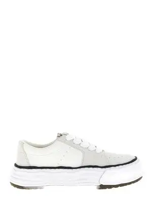 MIHARA YASUHIRO MAISON MIHARA YASUHIRO Suede And Cotton Canvas Eric Sneakers
