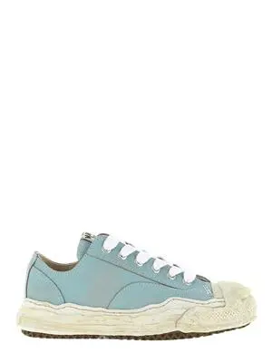 Mihara Yasuhiro Hank Leather Sneakers - Light Blue