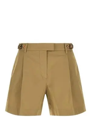 Burberry BURBERRY Raina Cotton Poplin Shorts Beige