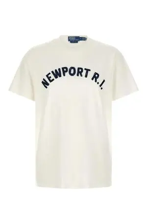 Polo Ralph Lauren Aged Effect Patch T-shirt - Blue
