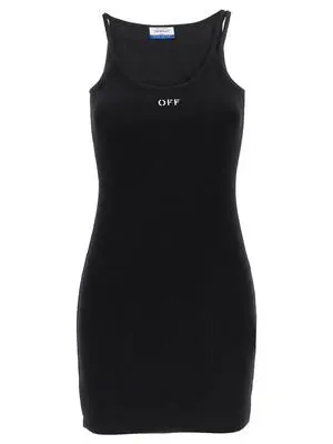 Off-White Off Stamp Dress - Black
