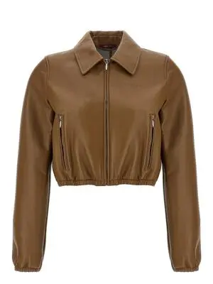 Gucci '' Cropped Jacket Beige