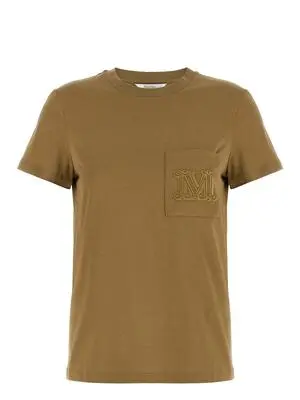 Max Mara Papaia Cotton Jersey T-shirt - Brown