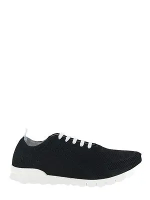 Kiton Knitwear Fabric Sneakers - Black