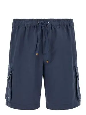 Brunello Cucinelli Cargo Bermuda Shorts - Blue