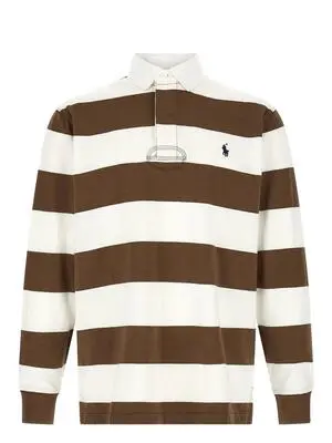 Polo Ralph Lauren L'iconica Maglia Da Rugby' Polo Shirt - Brown