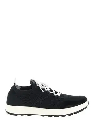 Kiton Technical Cotton Sneakers - Black