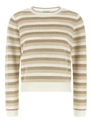 BRUNELLO CUCINELLI BRUNELLO CUCINELLI Striped Cotton Pullover