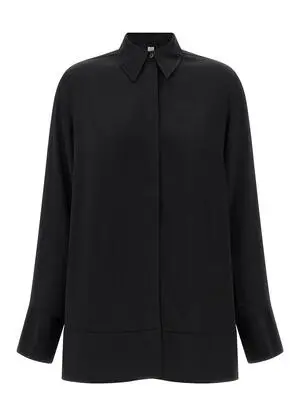 TOTEME Soft Tuxedo Shirt - Black