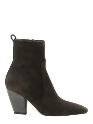 Brunello Cucinelli Precious Heel Ankle Boots - Brown