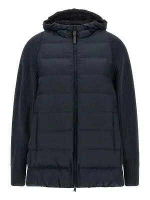 Brunello Cucinelli BRUNELLO CUCINELLI Quilted Down Jacket Blue