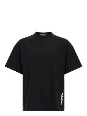 JIL SANDER Logo T-shirt - White/black