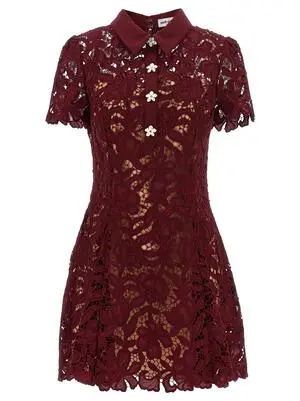 SELF-PORTRAIT SELF PORTRAIT Lace Mini Dress