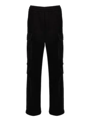 Prada Nylon Insert Cargo Joggers - Black