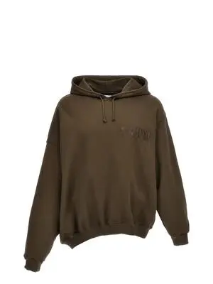 MAGLIANO Twisted Cotton Hoodie - Brown