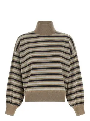BRUNELLO CUCINELLI BRUNELLO CUCINELLI Sparkling Stripes Sweater