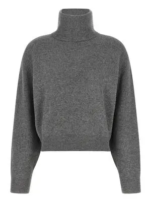 Brunello Cucinelli English Ribbed Sweater - Gray