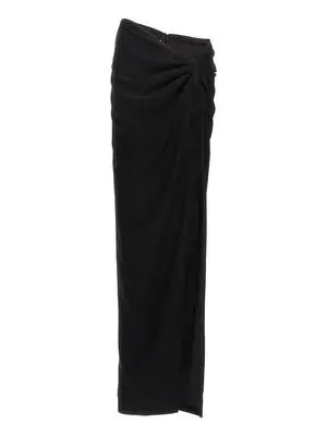 MONOT Torpedo Long Skirt - Black