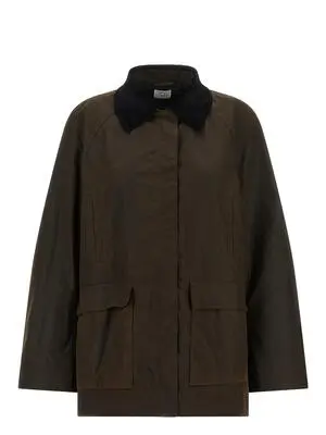 TOTEME Country Waxed Cotton Jacket - Green