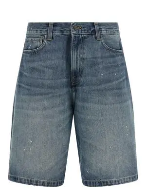 Carhartt Work In Progress Landon Denim Shorts - Blue