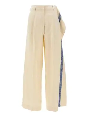 J.W.ANDERSON Logo Band Panel Trousers - Beige