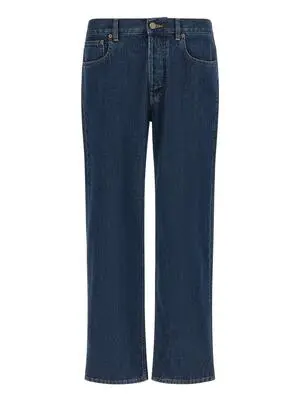 Valentino Garavani Vgold Straight Leg Jeans - Blue