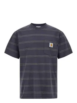 Carhartt Work In Progress Bert Pocket' T-shirt - Purple