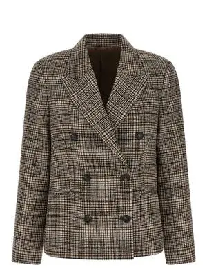BRUNELLO CUCINELLI BRUNELLO CUCINELLI Cashmere Blend Double-Breasted Blazer
