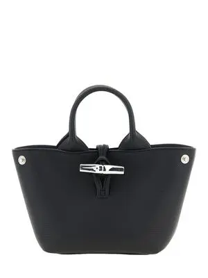 Longchamp Le Roseau Handbag - Black