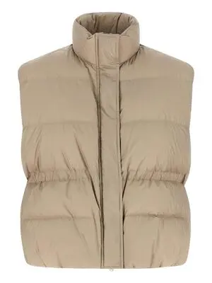 Brunello Cucinelli BRUNELLO CUCINELLI Quilted Water-Repellent Vest Gray