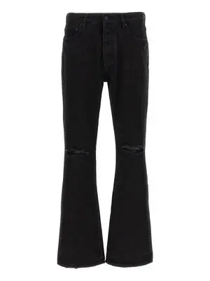 PURPLE BRAND P026 Lancer Rip Denim Jeans - Black
