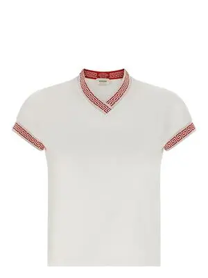 Versace VERSACE Greca And Medusa T-Shirt Red
