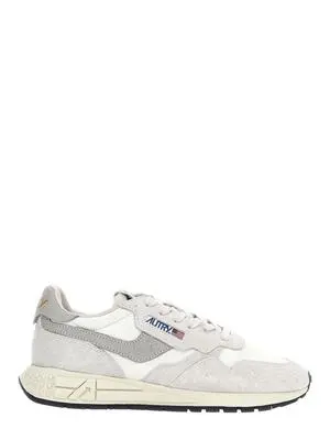 AUTRY AUTRY Reelwind Suede And Nylon Sneakers Gray