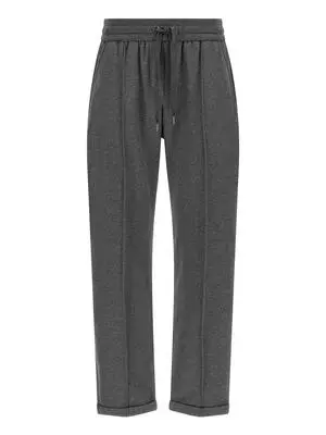 Brunello Cucinelli BRUNELLO CUCINELLI Flared Sweatshirt Track Joggers Gray