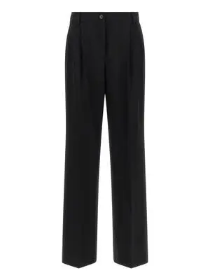 DOLCE & GABBANA DOLCE & GABBANA Stretch Wool Canvas Trousers