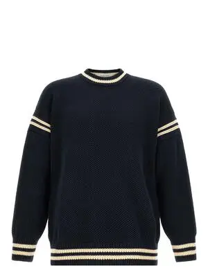 GOLDEN GOOSE Reynard Cotton Sweater - Blue