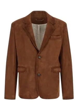 GOLDEN GOOSE GOLDEN GOOSE Robyn Waxed Suede Blazer