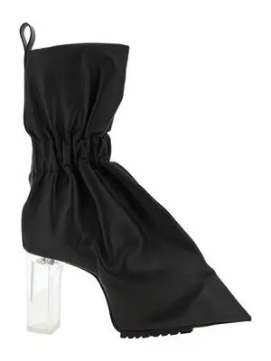 Rick Owens Pull On Cuffed Taquito' Ankle Boots - Black