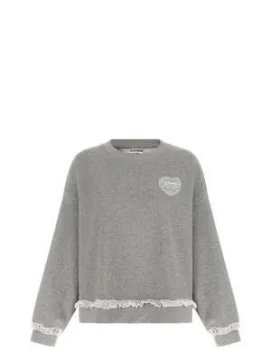 GANNI Isoli Sweatshirt - Gray