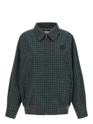 MIU MIU MIU MIU Checked Cotton Blouson