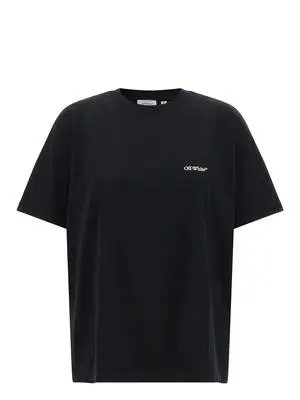 Off-White Arrow Out Flower T-shirt - Black