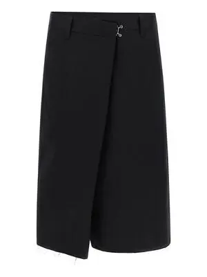 MAISON MARGIELA MAISON MARGIELA Asymmetrical Wrap Bermuda Shorts