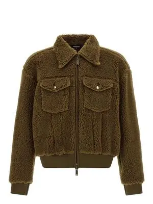Dsquared2 Teddy Jacket - Brown