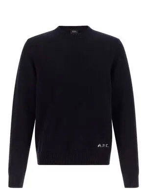 A.p.c. Edmond Wool Sweater - Blue