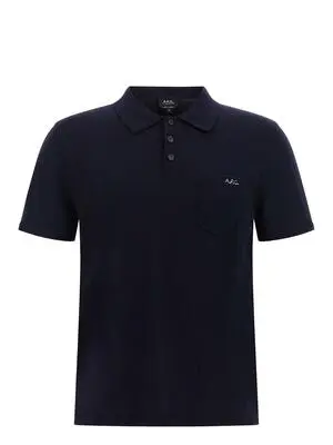 A.p.c. Gide' Polo Shirt - Blue