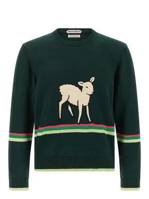 J.W.ANDERSON Sheep Sweater - Green
